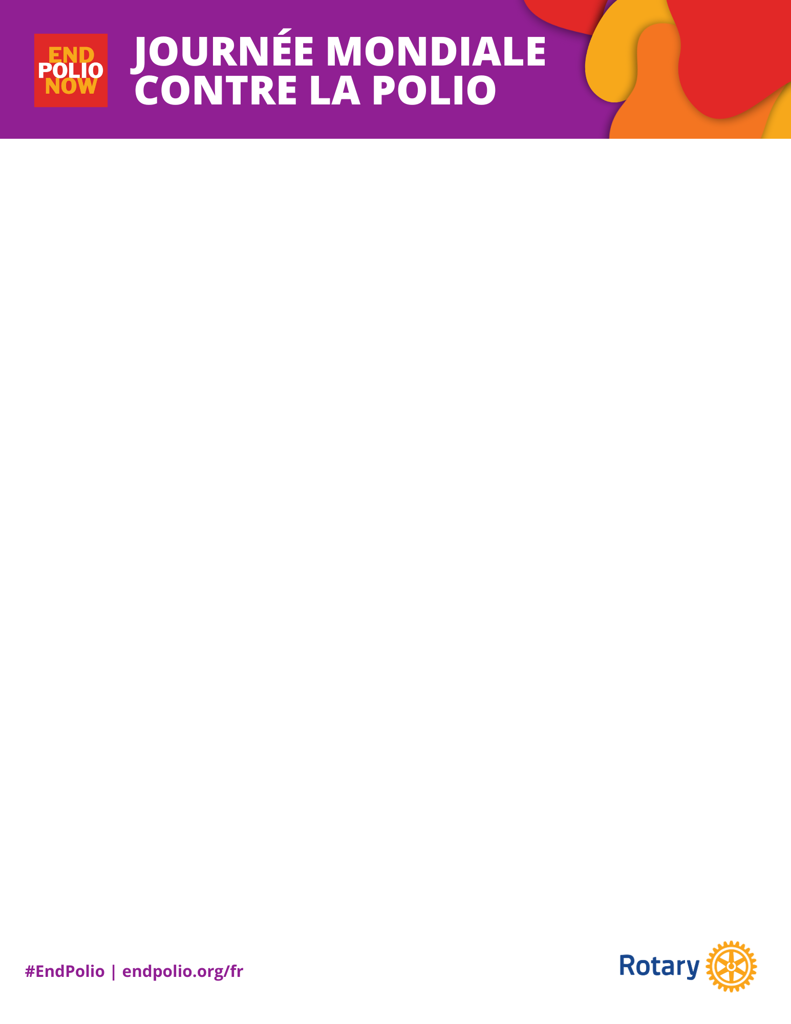 Ressources de la Journée mondiale contre la polio | End Polio